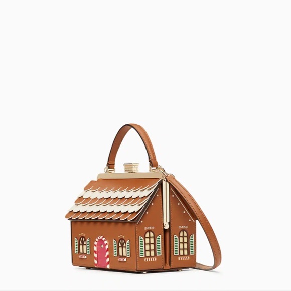 kate spade | Bags | Kate Spade Gingerbread House Satchel Crossbody Bag ...